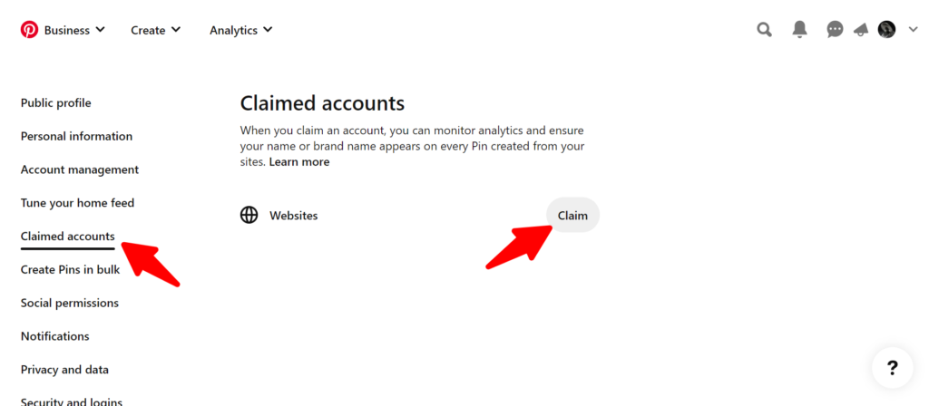 Quick Guide to Claim Your Website on Pinterest in Under 5 Minutes